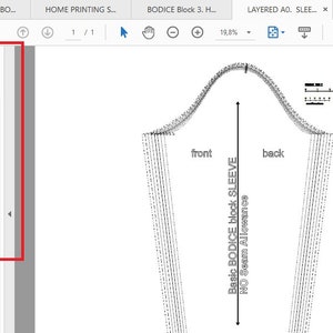 BODICE Block & Sleeve / PDF Sewing Pattern / Basic Bodice - Etsy