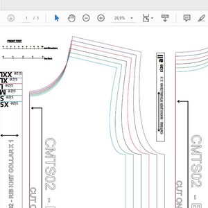 T-shirt for Men / PDF Sewing Pattern / 6 Sizes: Xs to Xxl / Classic ...