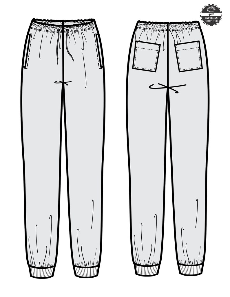 JOGGERS / SWEATPANTS for Men. PDF Sewing Pattern / Sizes From | Etsy