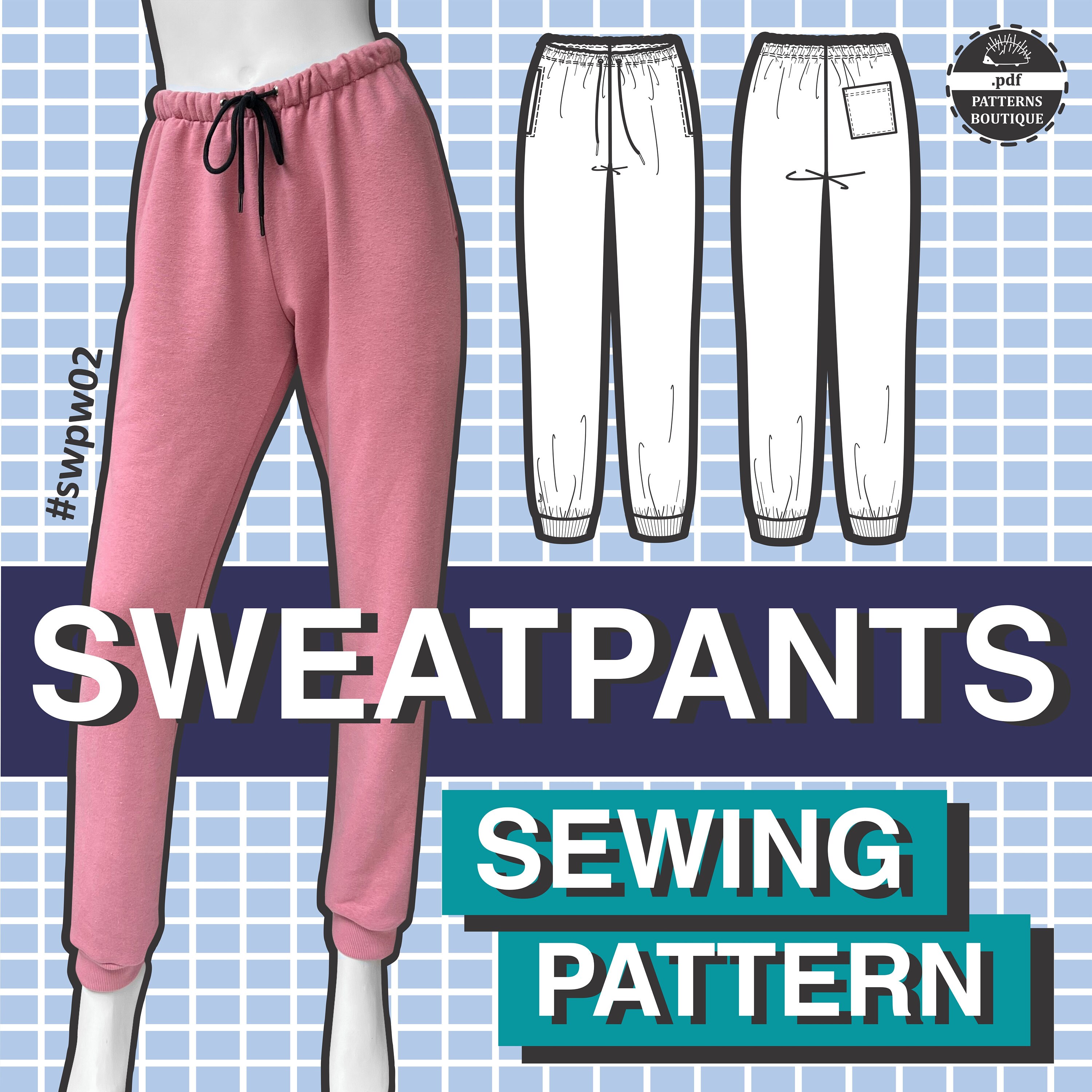 JOGGERS / SWEATPANTS for Women. PDF Sewing Pattern / Sizes - Etsy