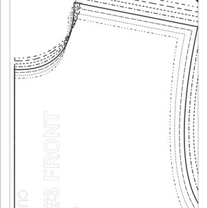 BODICE Block & Sleeve / PDF Sewing Pattern / Basic Bodice Sloper in 8 ...