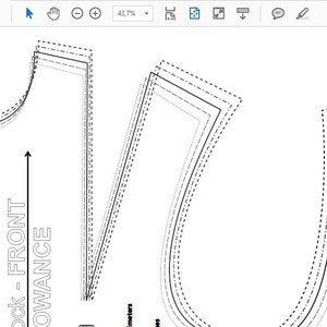 Basic BODICE BLOCK & SLEEVE Bodice Sloper 2 in 1 / Pdf Sewing Pattern ...