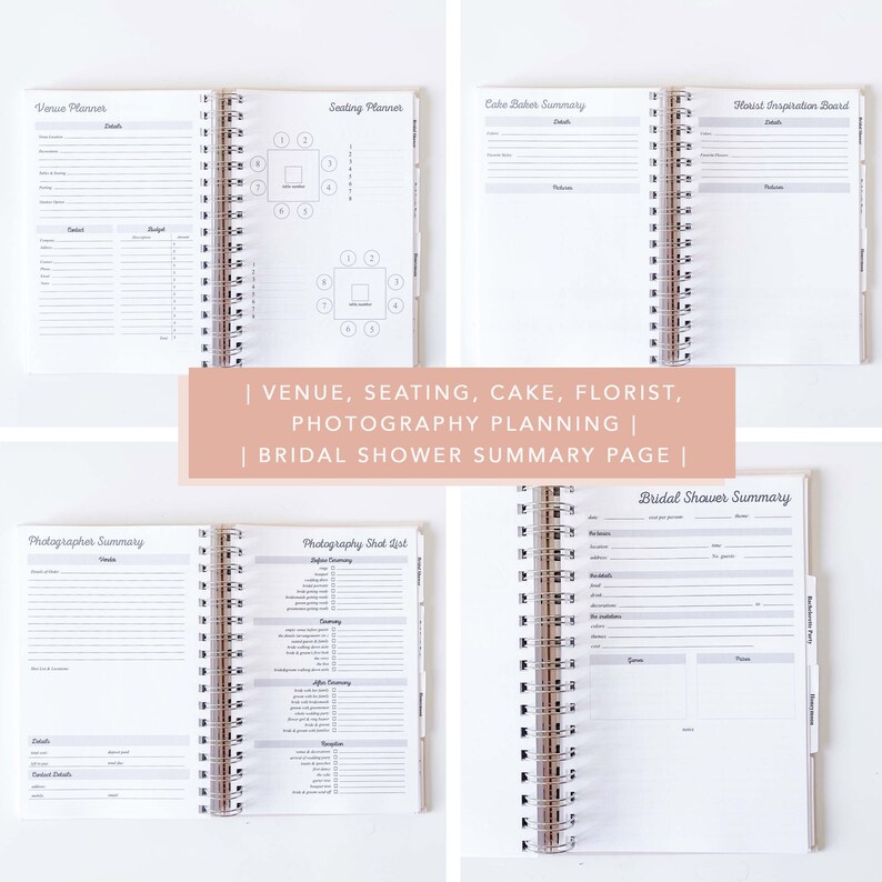 Our Wedding Planner Book / Floral Custom Wedding Planner / - Etsy