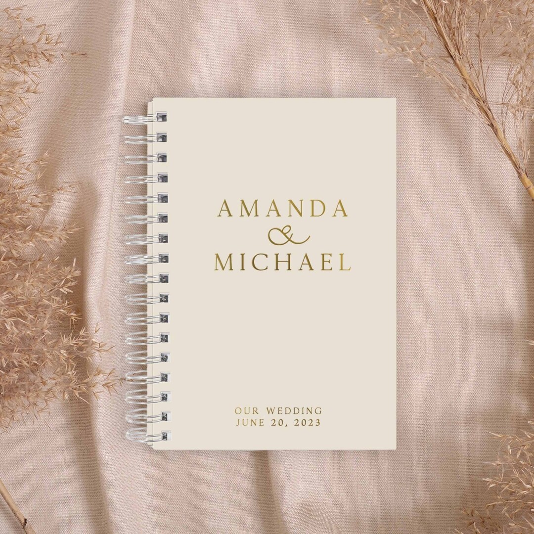 Custom Wedding Planner Book, Personalized Wedding Planning Journal ...