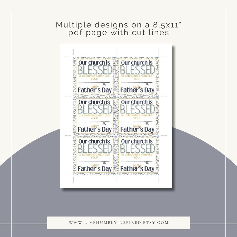 Father's Day Church Tag Digital Download and Printable Handout Gift ...