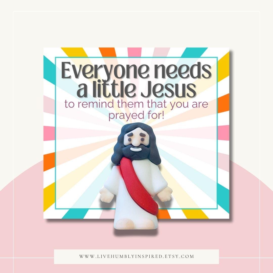 Jesus Reminder Figurine Card Tag Download and Printable Handout for VBS ...