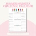 Summer Kindness Challenge Calendar Poster Digital Download and ...