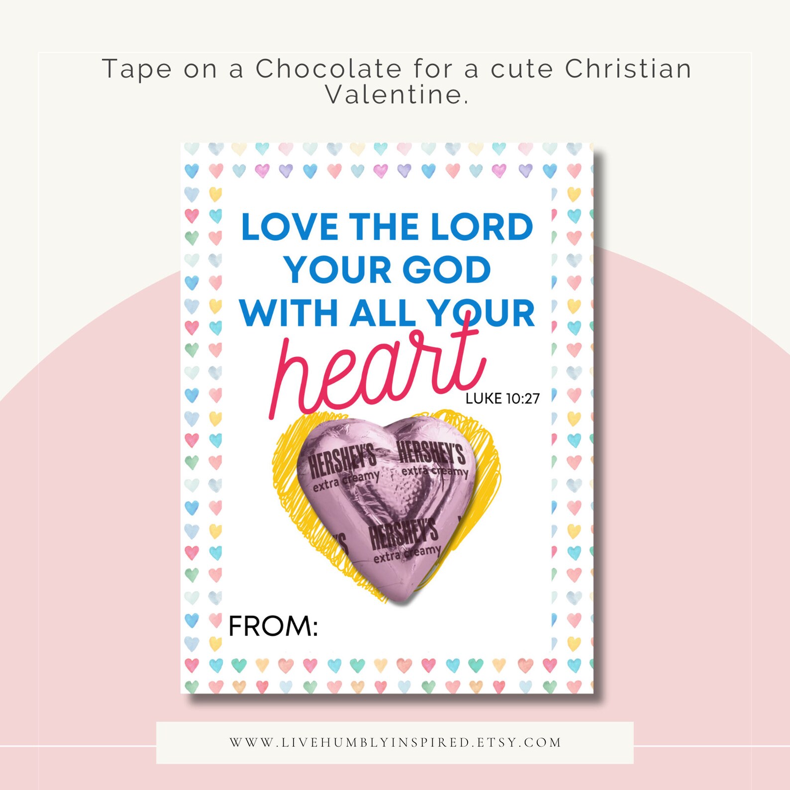 Christian Valentine Printable and Downloadable Template With Bible ...