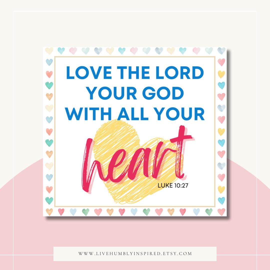 Christian Valentines Day Tag Digital Download and Printable Handout ...