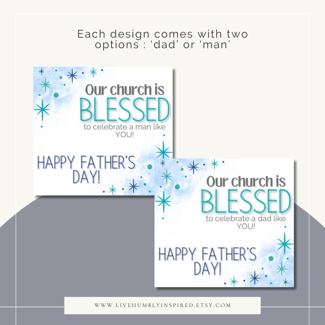 Fathers Day Church Tag Download and Printable Handout Gift With Candy ...