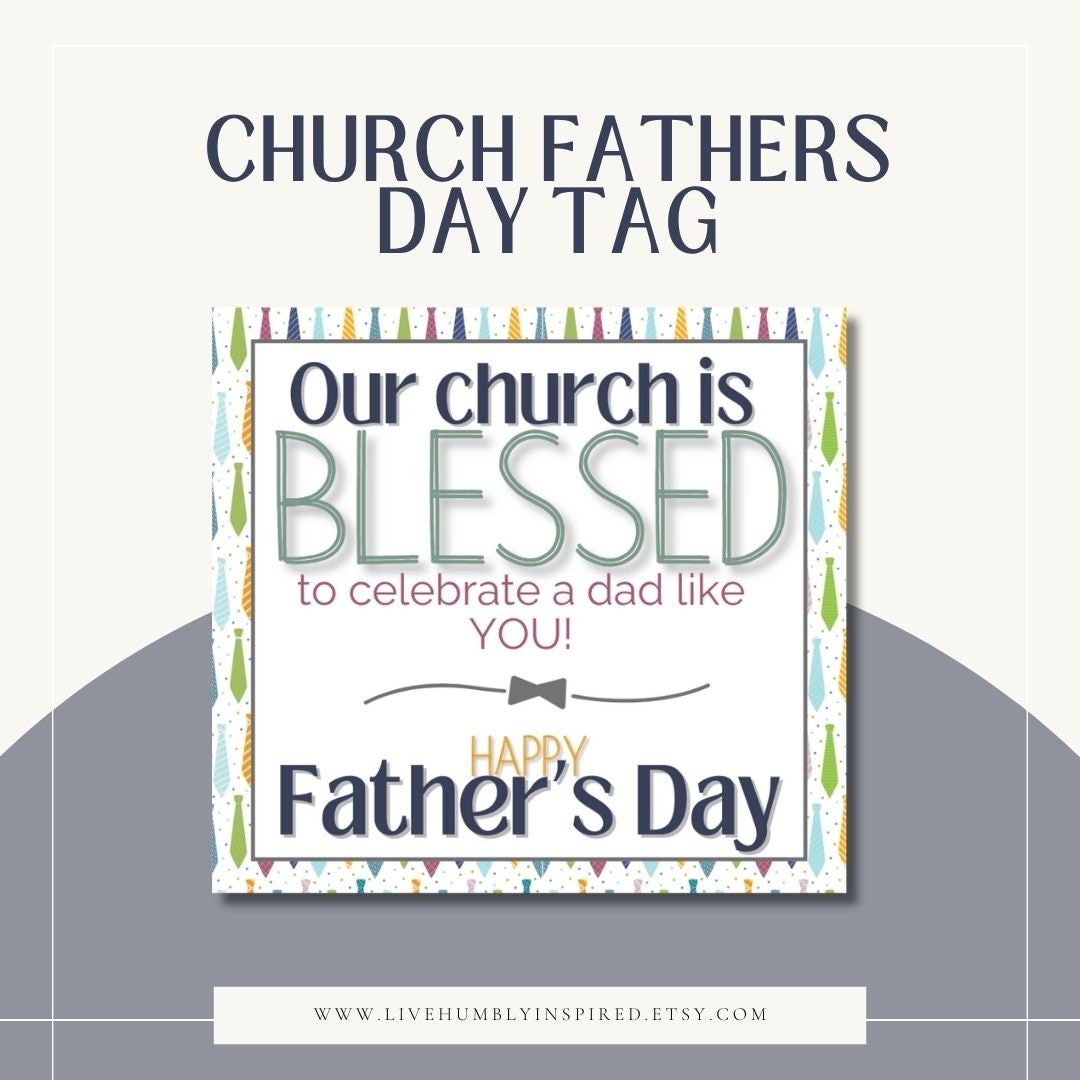 Father's Day Church Tag Digital Download and Printable Handout Gift ...