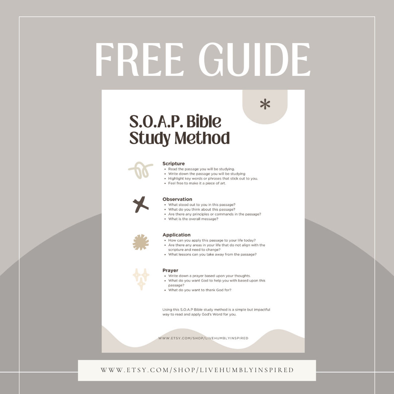 SOAP Bible Study Notes Template for Download and Print - Multi Color ...