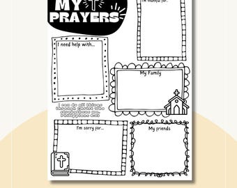 All About Me Printable Sheet for Sunday School, Church, Homeschooling ...