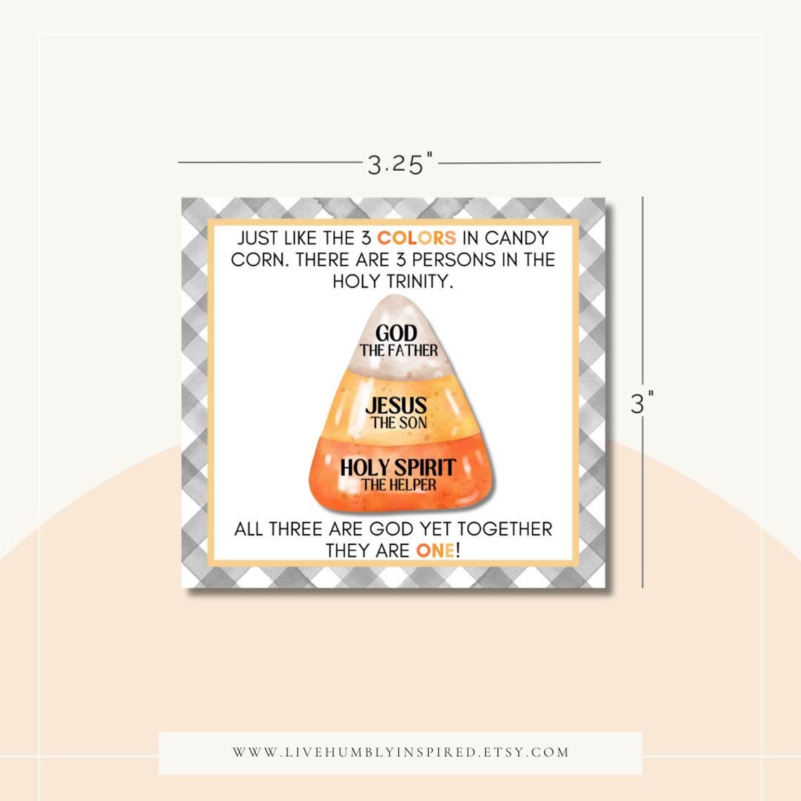 Candy Corn Christian Trinity God Jesus Holy Spirit Tag Download and ...