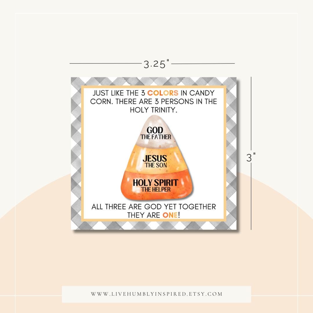Candy Corn Christian Trinity God Jesus Holy Spirit Tag Download and ...