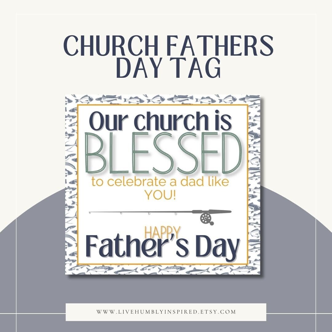 Father's Day Church Tag Digital Download and Printable Handout Gift ...