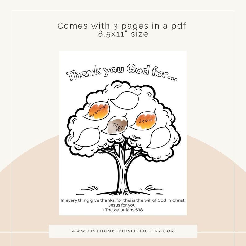 Christian Thankful for Coloring Sheet for Thanksgiving Church Sunday ...