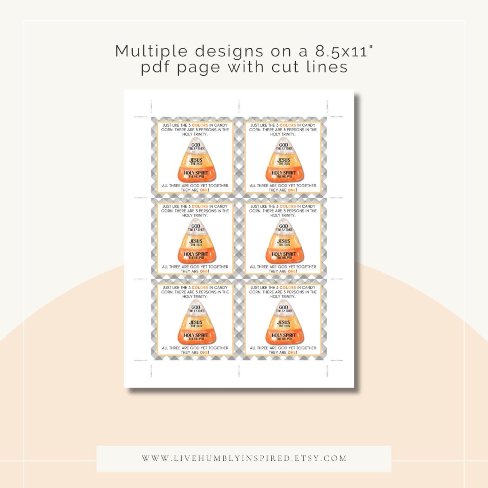 Candy Corn Christian Trinity God Jesus Holy Spirit Tag Download and ...