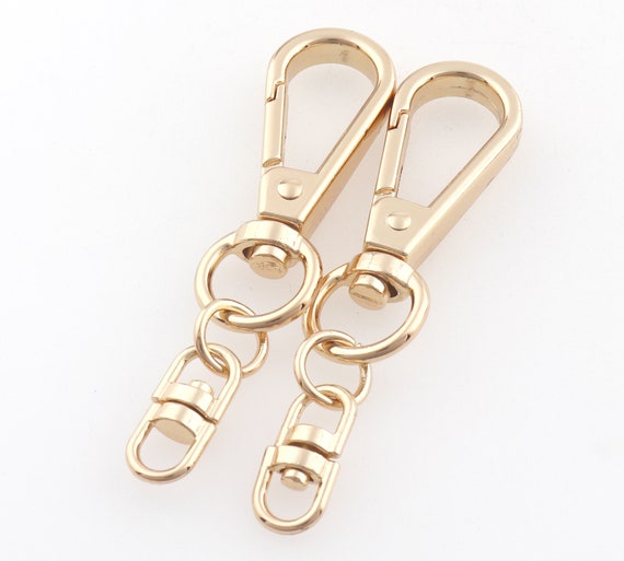 Light Gold Swivel Clasp Swivel Hook Push Gate Clips With - Etsy