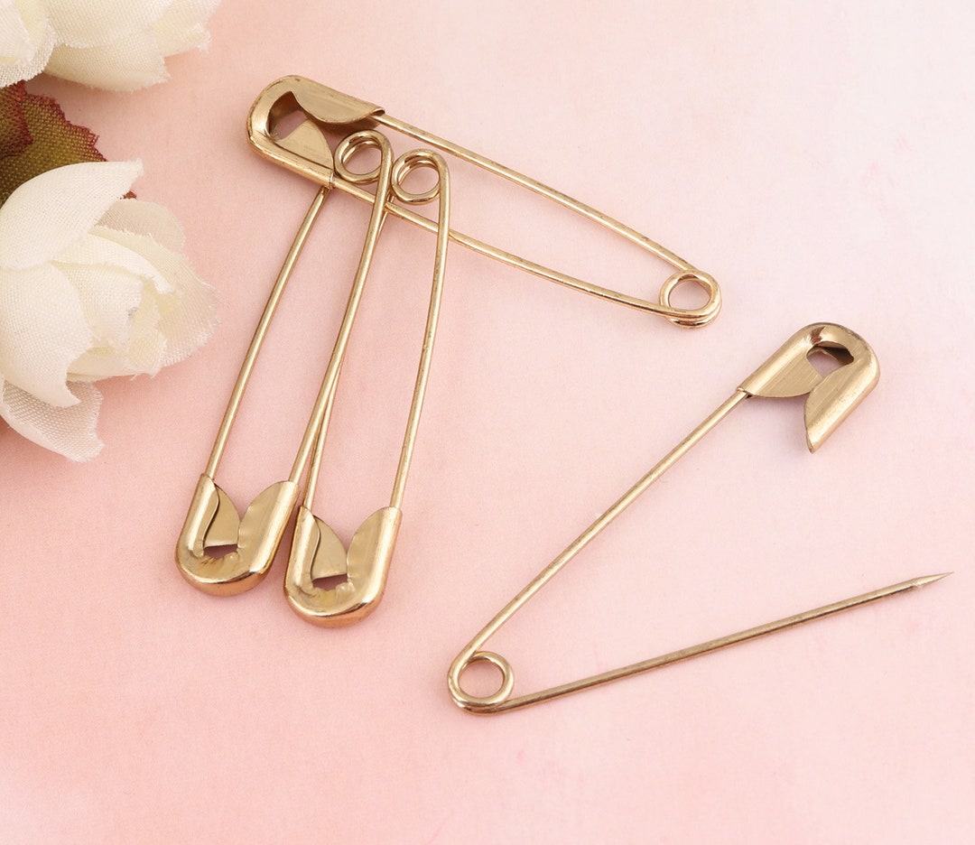 50pcs 50*10mm Jumbo Safety Pins,gold Large Safety Pins,minimalist Shawl ...