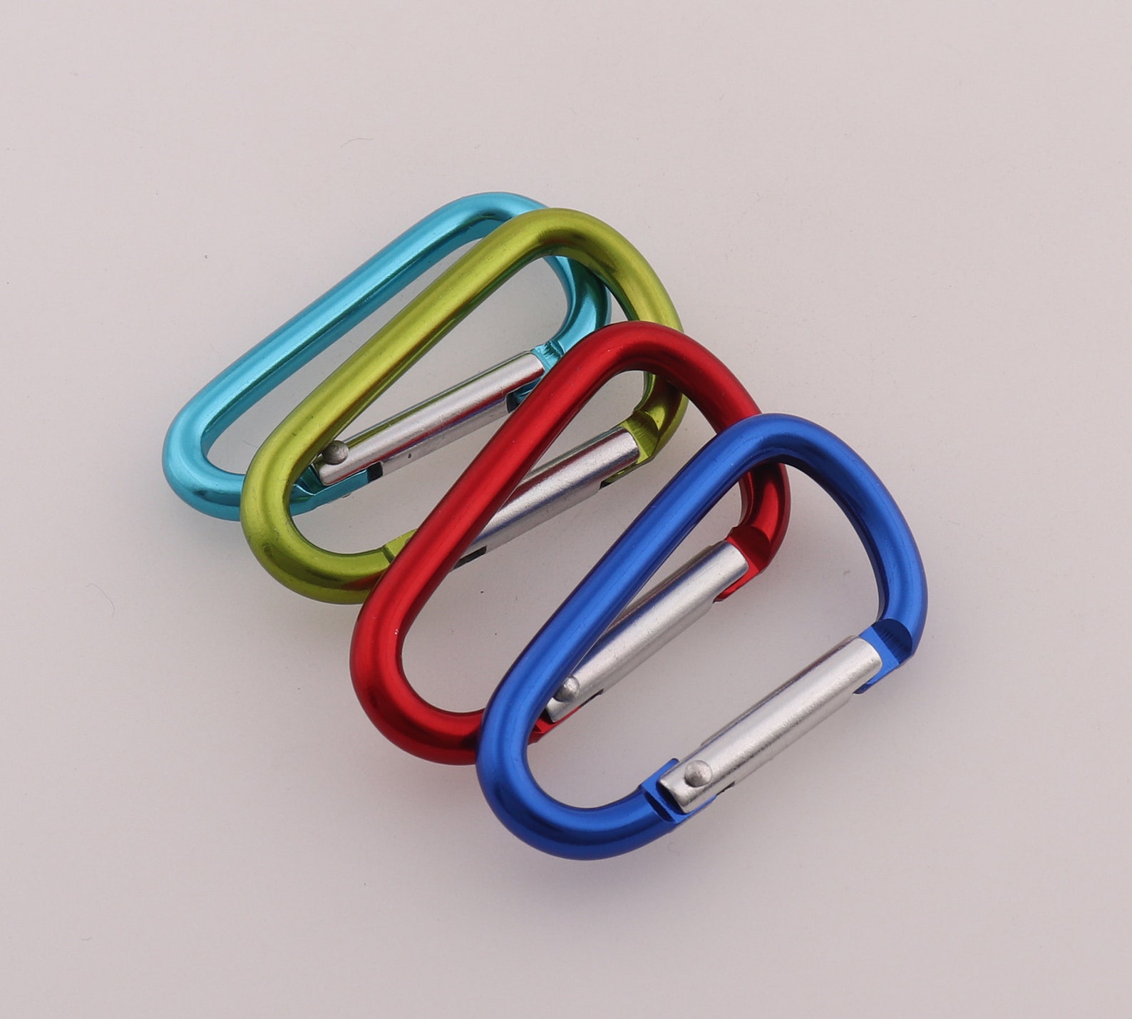 Colours Carabiner Aluminum Carabiner Gated Spring Snap - Etsy