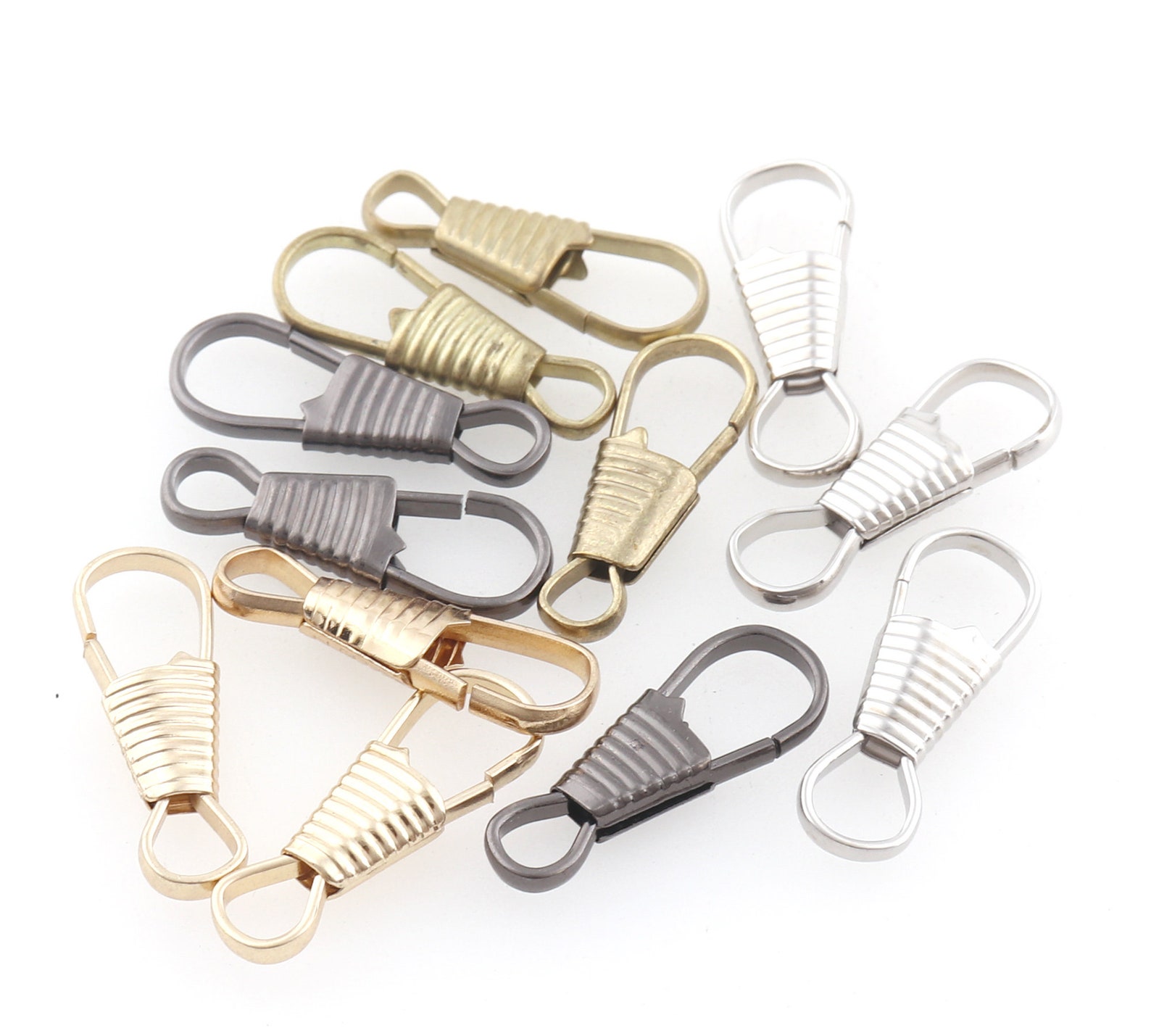 Lanyard Clip Hooks Light Gold Small Clip Hook Purse Clip - Etsy