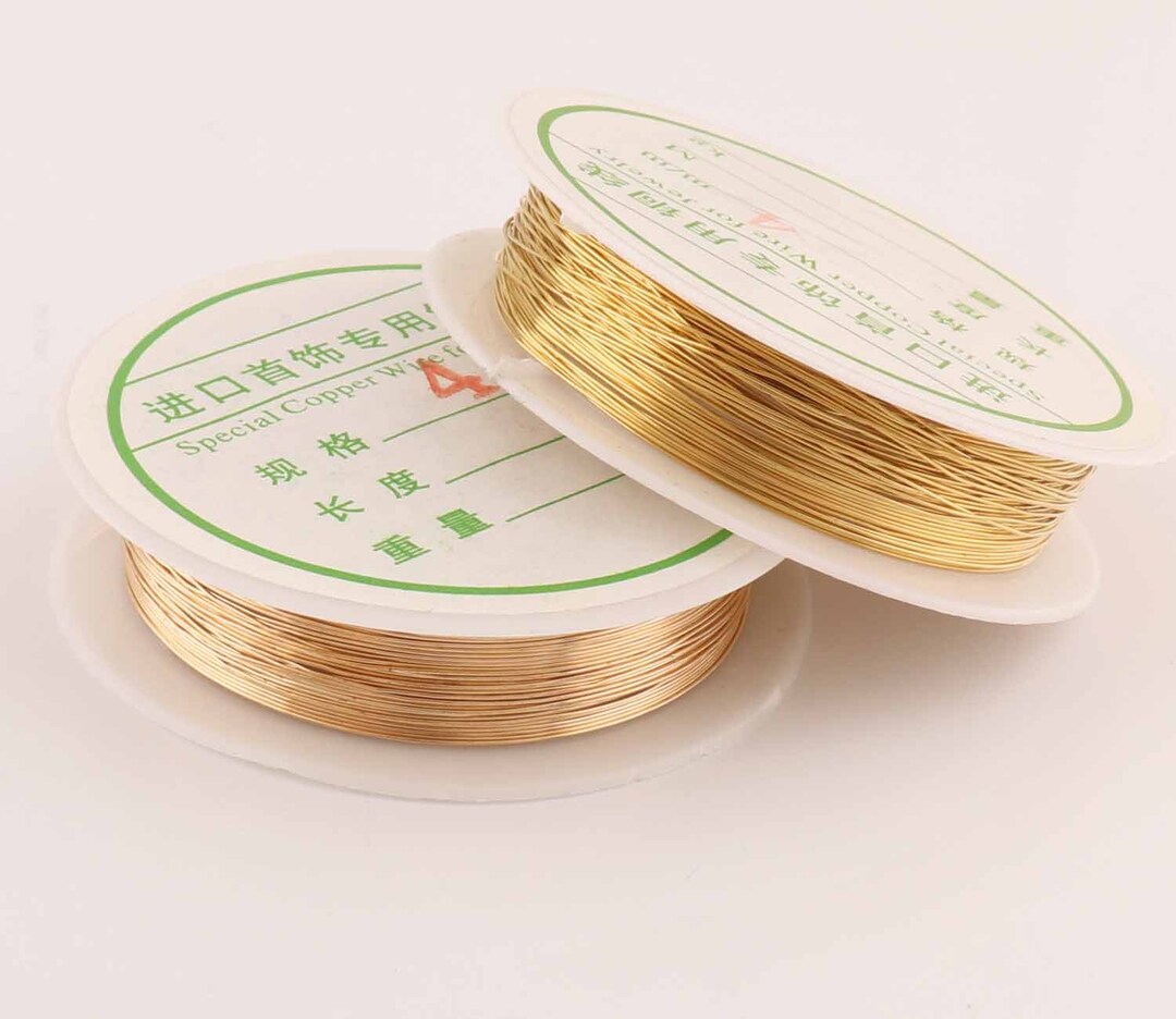 26 Gauge Brass Wire Craft Wire,gold Wire,jewelry Making Supplies Copper ...