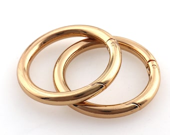 6pcs of 5/8 Inch 15mm Spring Open O Ring Push Gate Ring for Purse ...