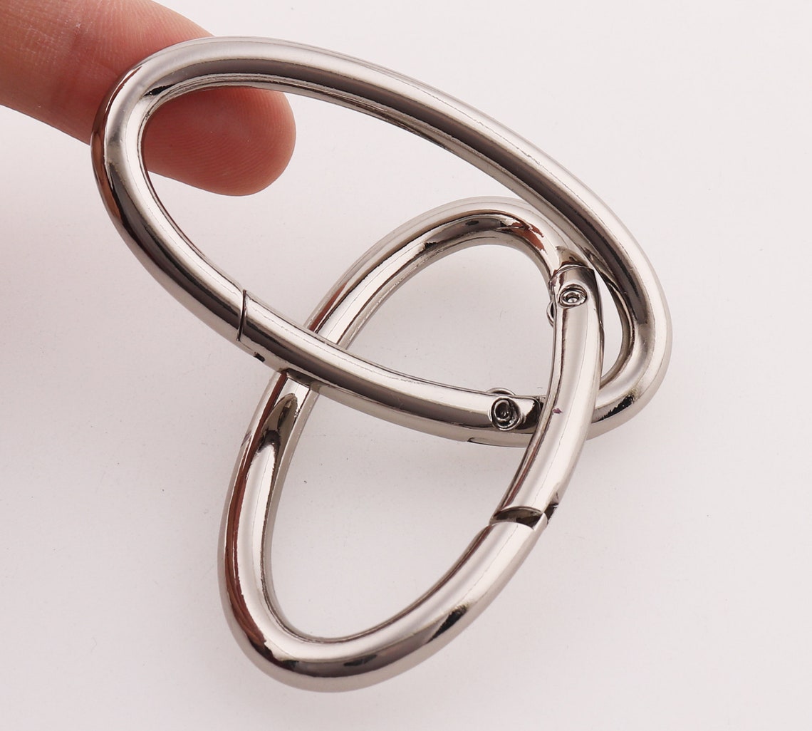 Silver Oval Spring O Ring O Ring Spring Gate Ring Metal Spring - Etsy