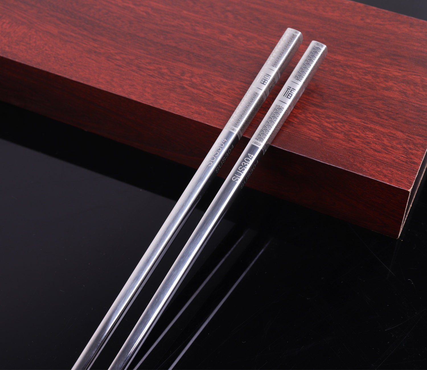 Chinese Style Chopsticks,engraved Chinese Character "fu" Word ...