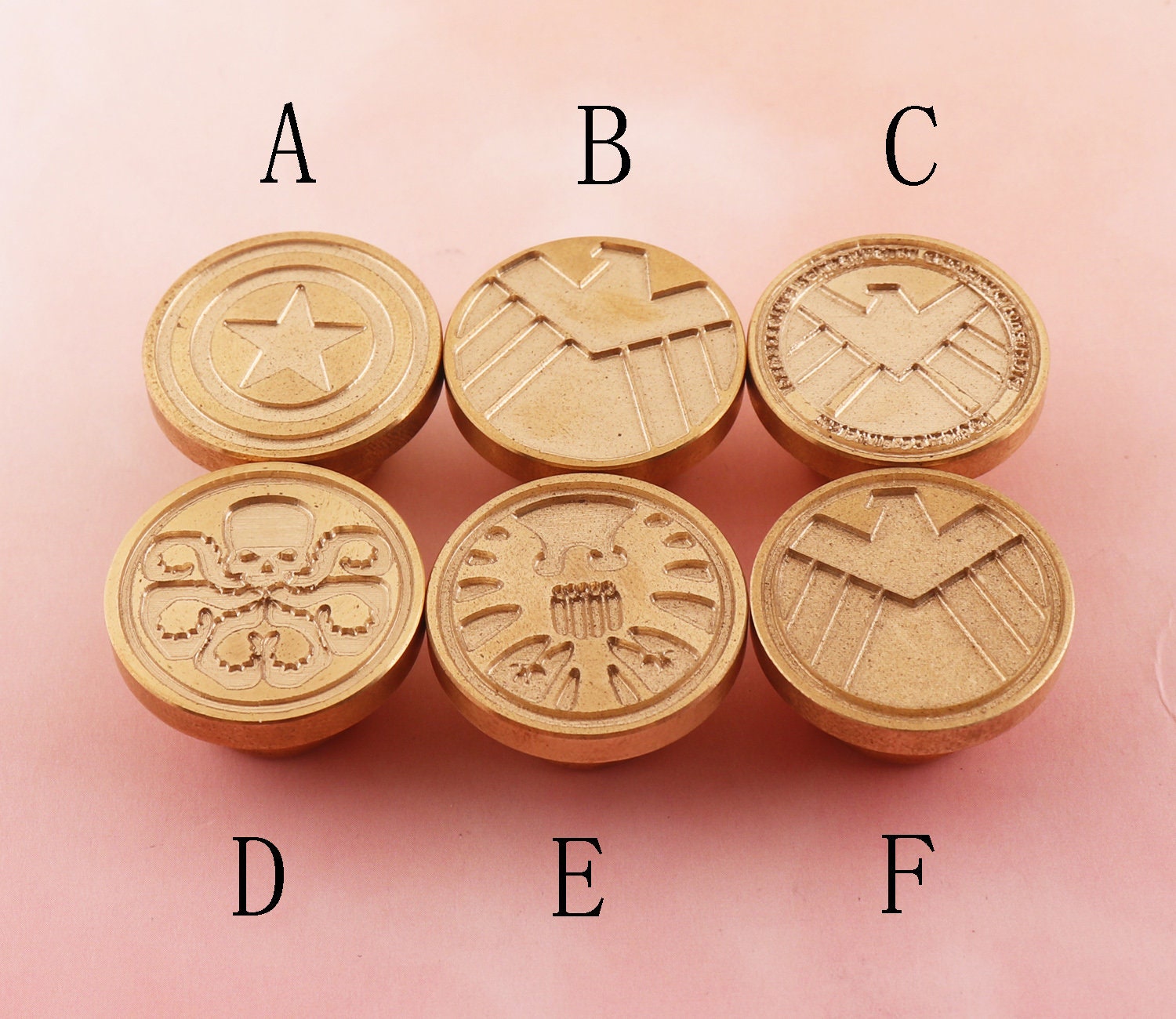 Captain America Avengers wax seal stamp custom made wax seal | Etsy