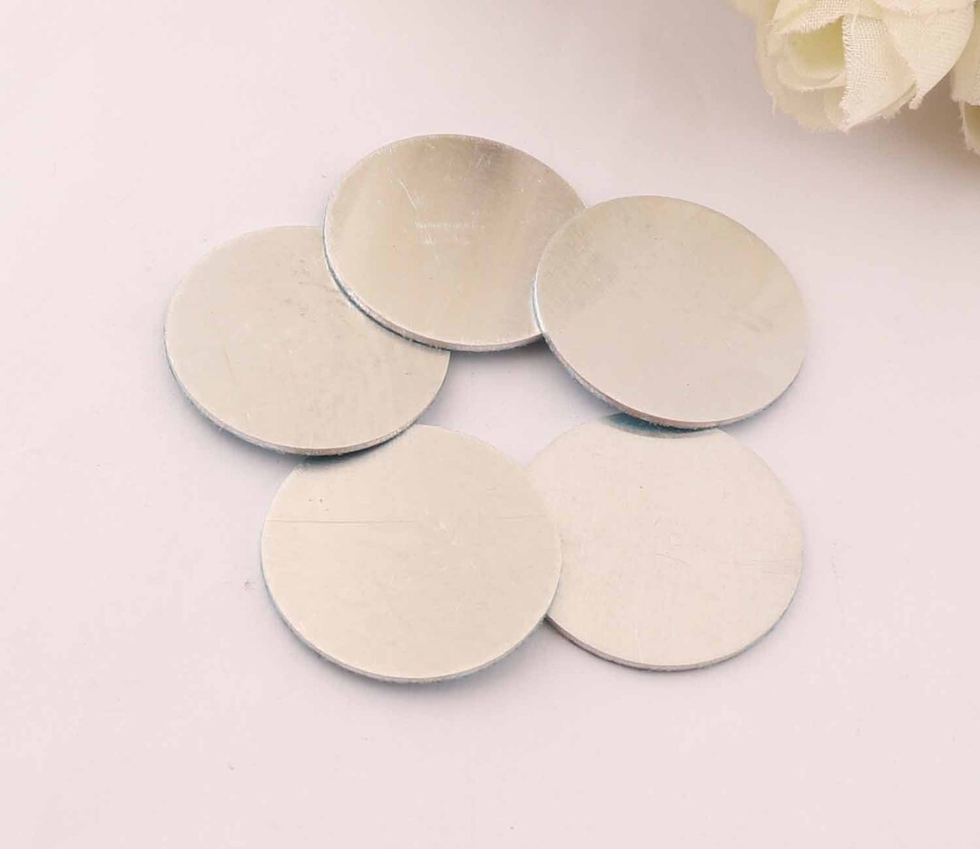 Aluminum Discs 18 Gauge, 1 Inch 25mm Stamping Blanks, Metal Round ...