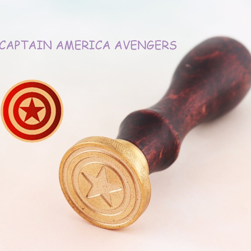Captain America Name Tag - Etsy