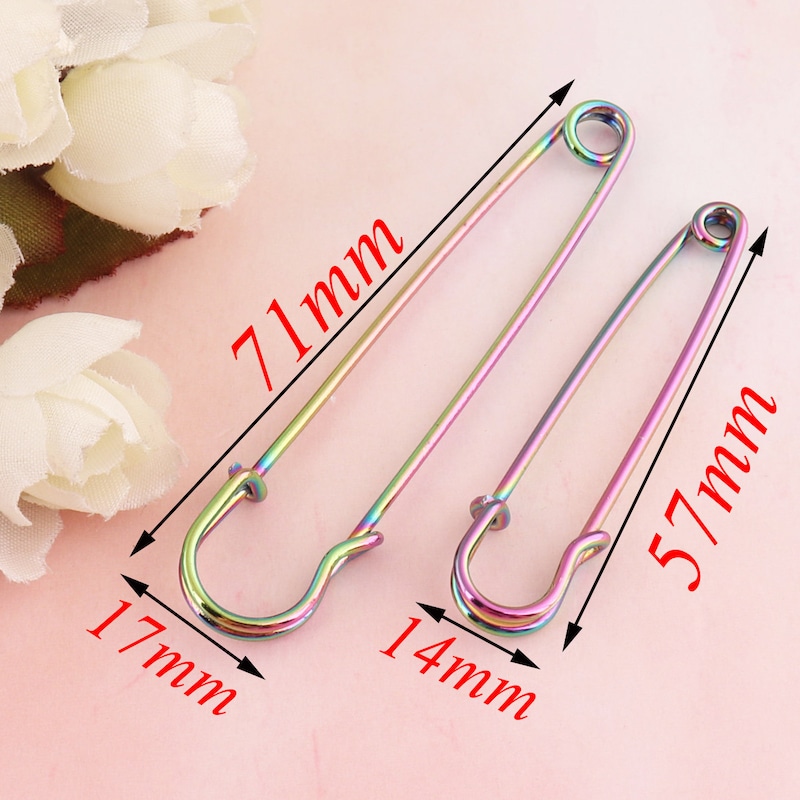 Colored Safety Pins - Etsy