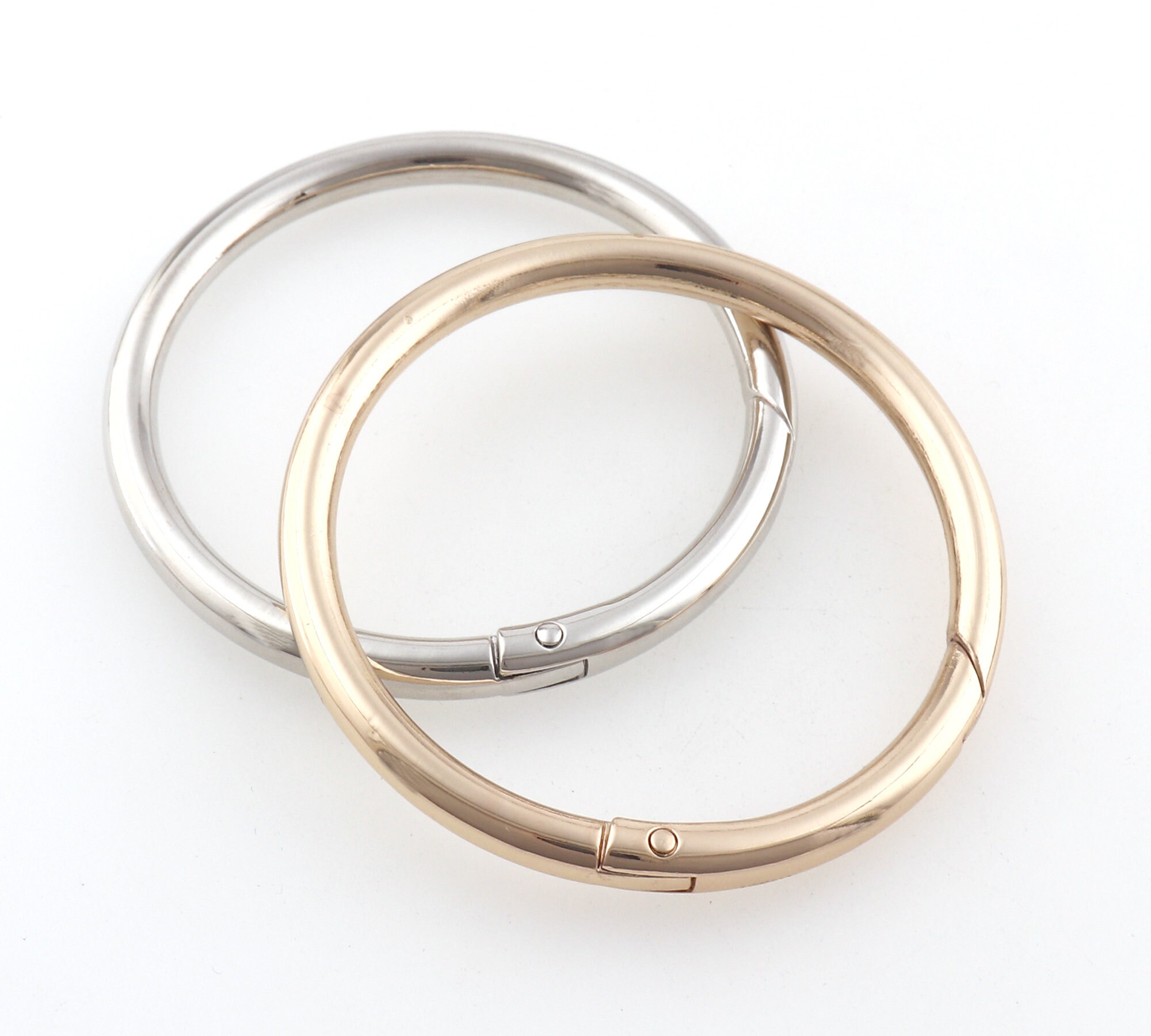 Large Spring O Ring Light Gold Round Spring Gate Ring Large O Rings ...