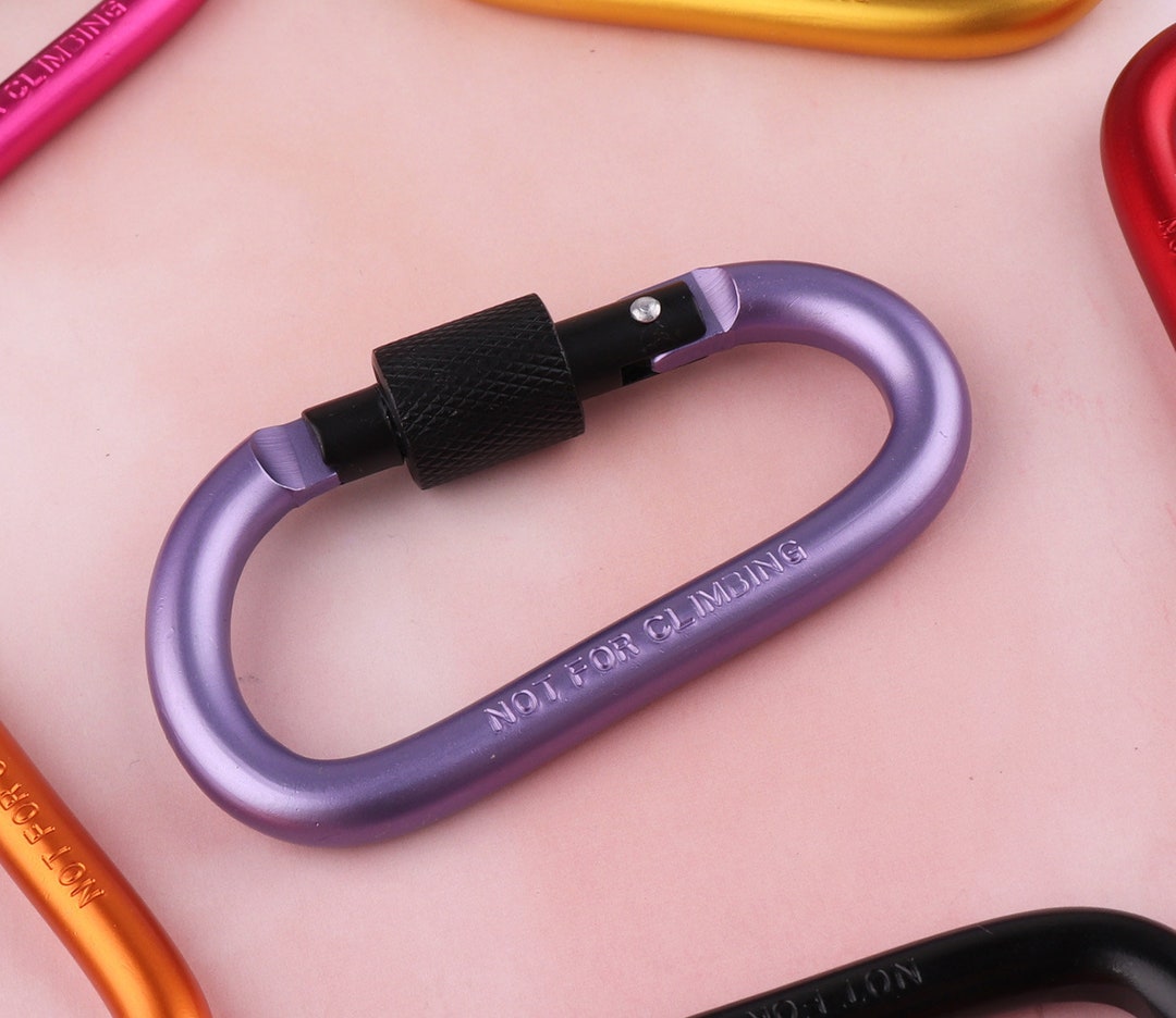 Purple Large Carabiner， Carabiner Clasp,spring Buckle，aluminum ...