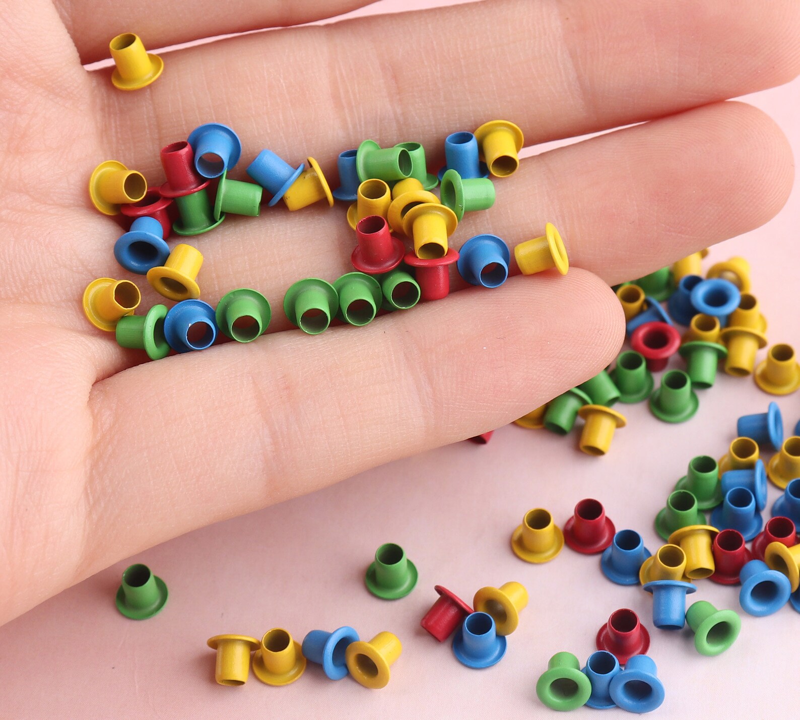 Mini Colored Grommet Eyelet Metal Grommets Rivet Eyelet for - Etsy