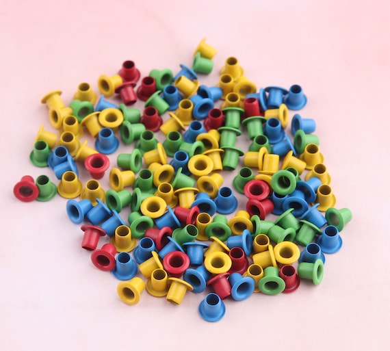 Mini Colored Grommet Eyelet Metal Grommets Rivet Eyelet for | Etsy