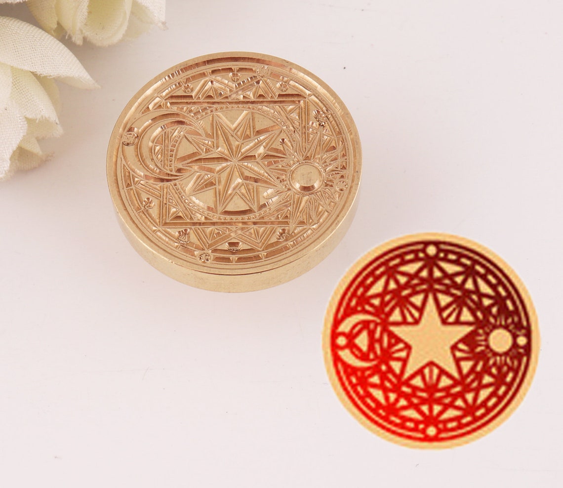 30mm Star Magic Wax Seal Stamp Custom Made Wax Seal Christmas Gift DIY ...