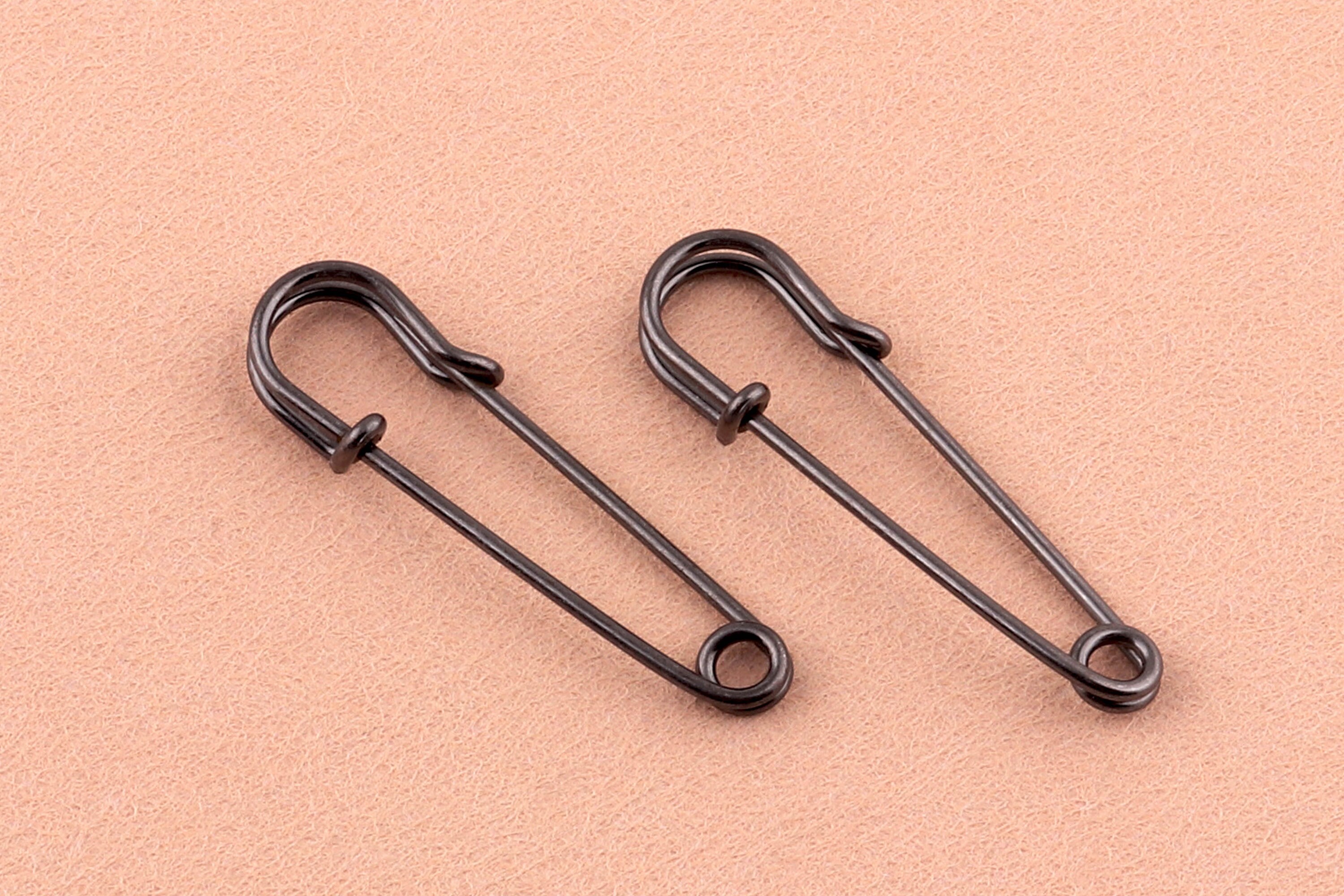 20pcs Safety pin gun black small needles Brooch pins Charming | Etsy