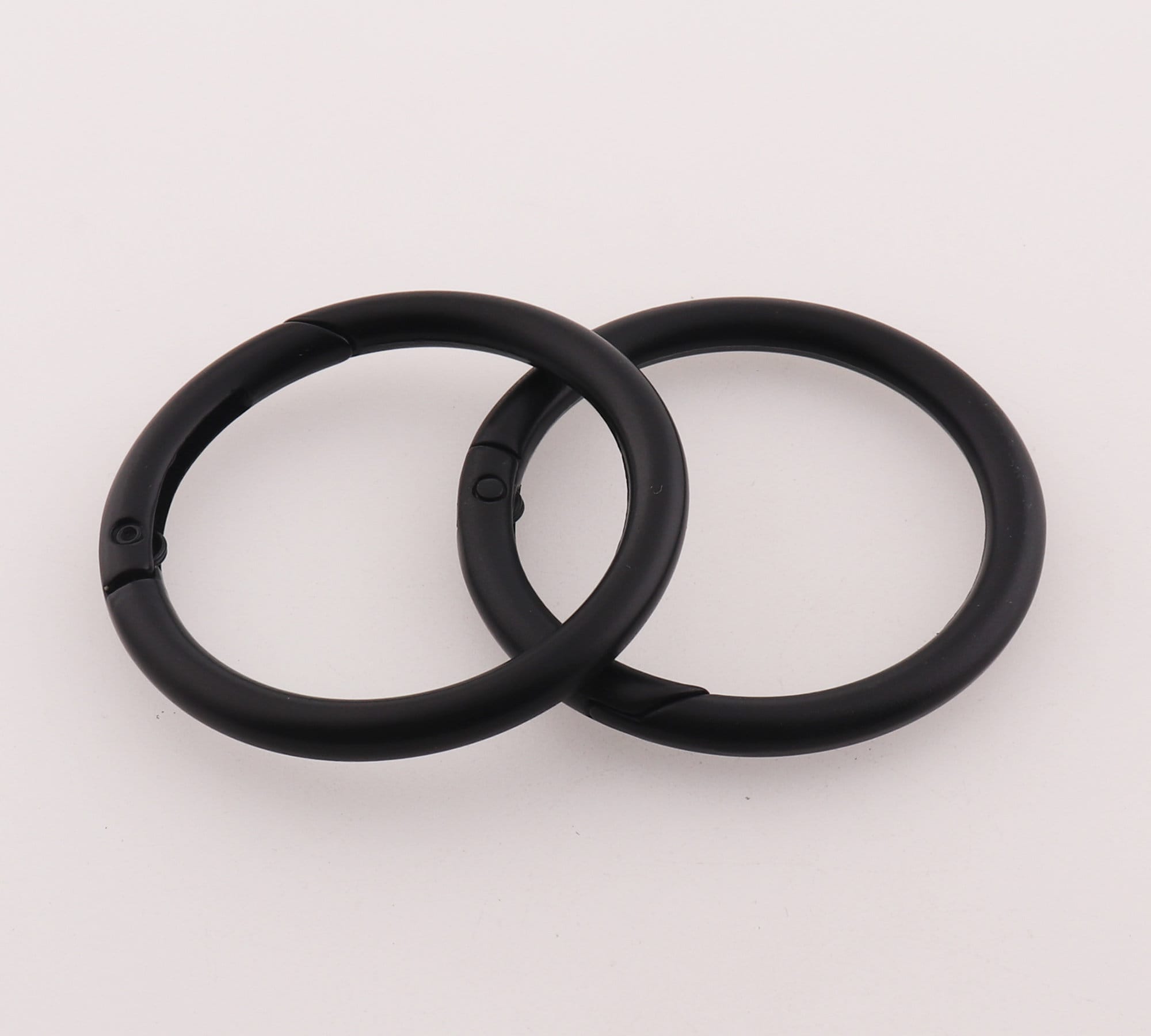 Black Spring O Ring Large Spring Ring Clasp Spring Gate Ring - Etsy