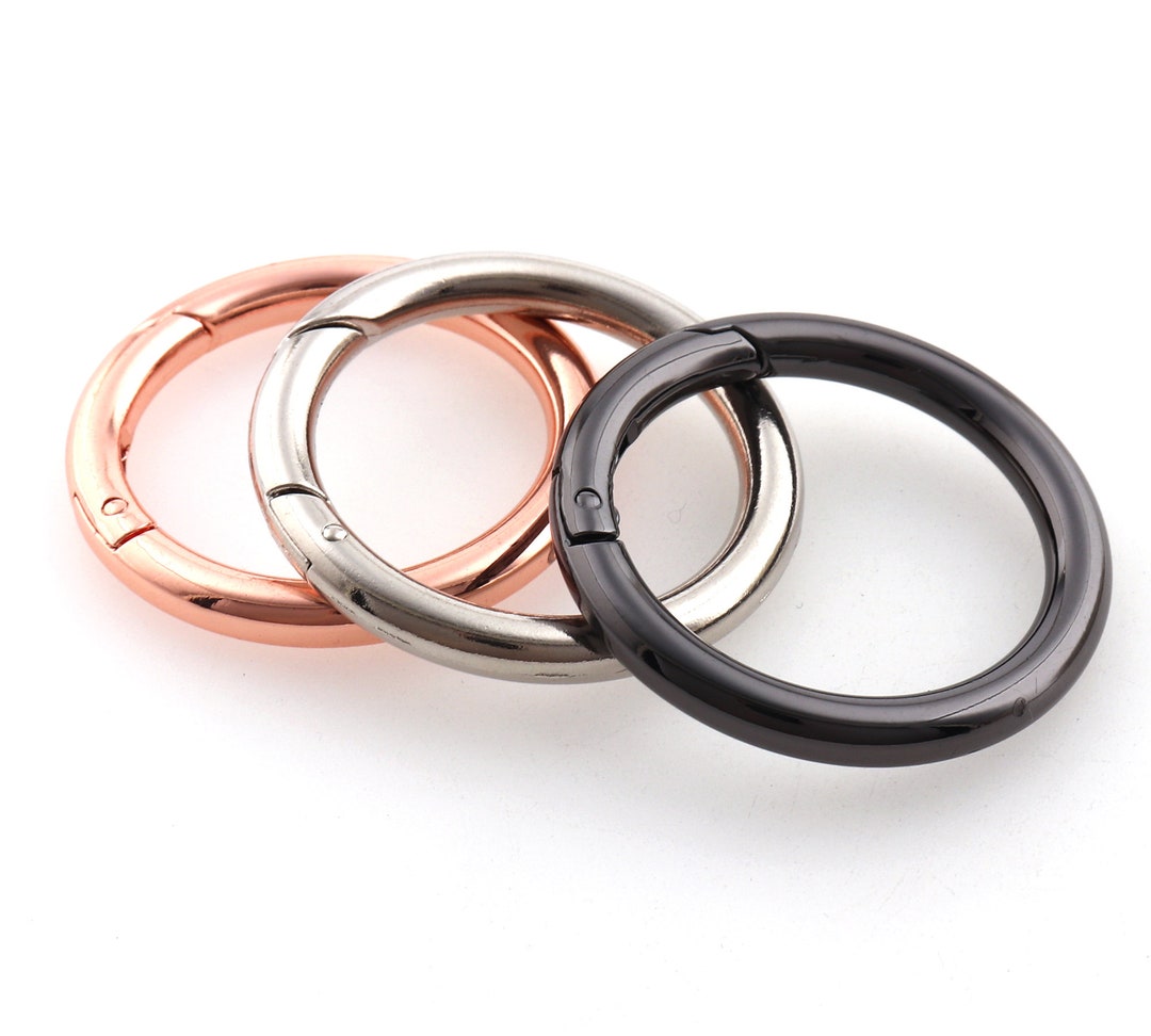 Rose Gold Spring O Ring Large Round Spring Gate Ring Large O Rings ...