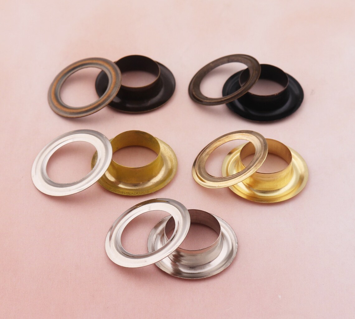 12mm gran oro ojales ojales metálicos redondos ojales - Etsy España