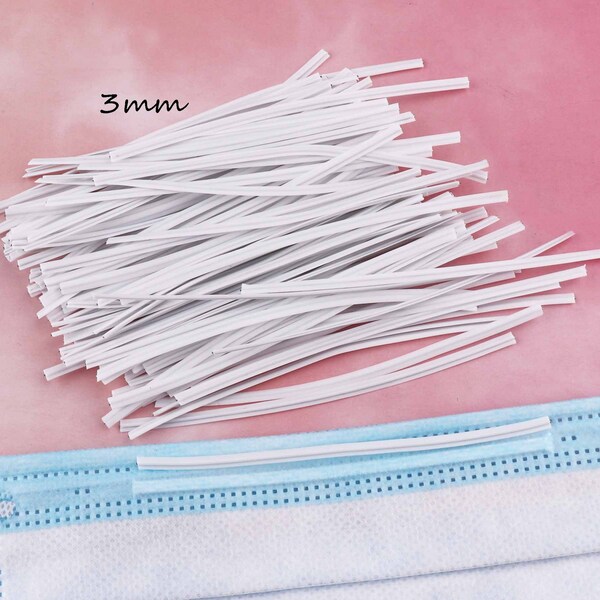 Face Mask With Metal Nose Clip - Etsy