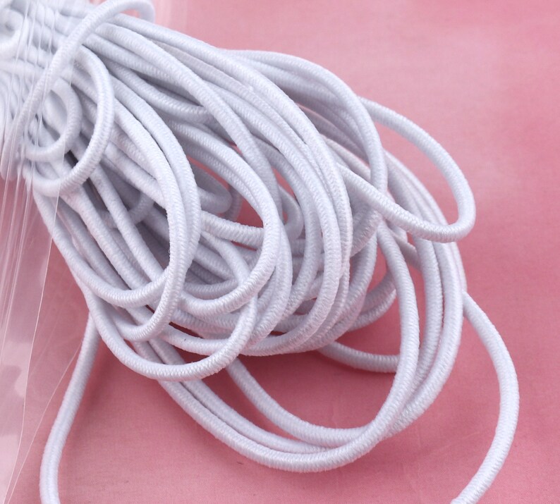 10 Yard Elastic String 2mm Elastic Band Elastic Cord Earloop - Etsy