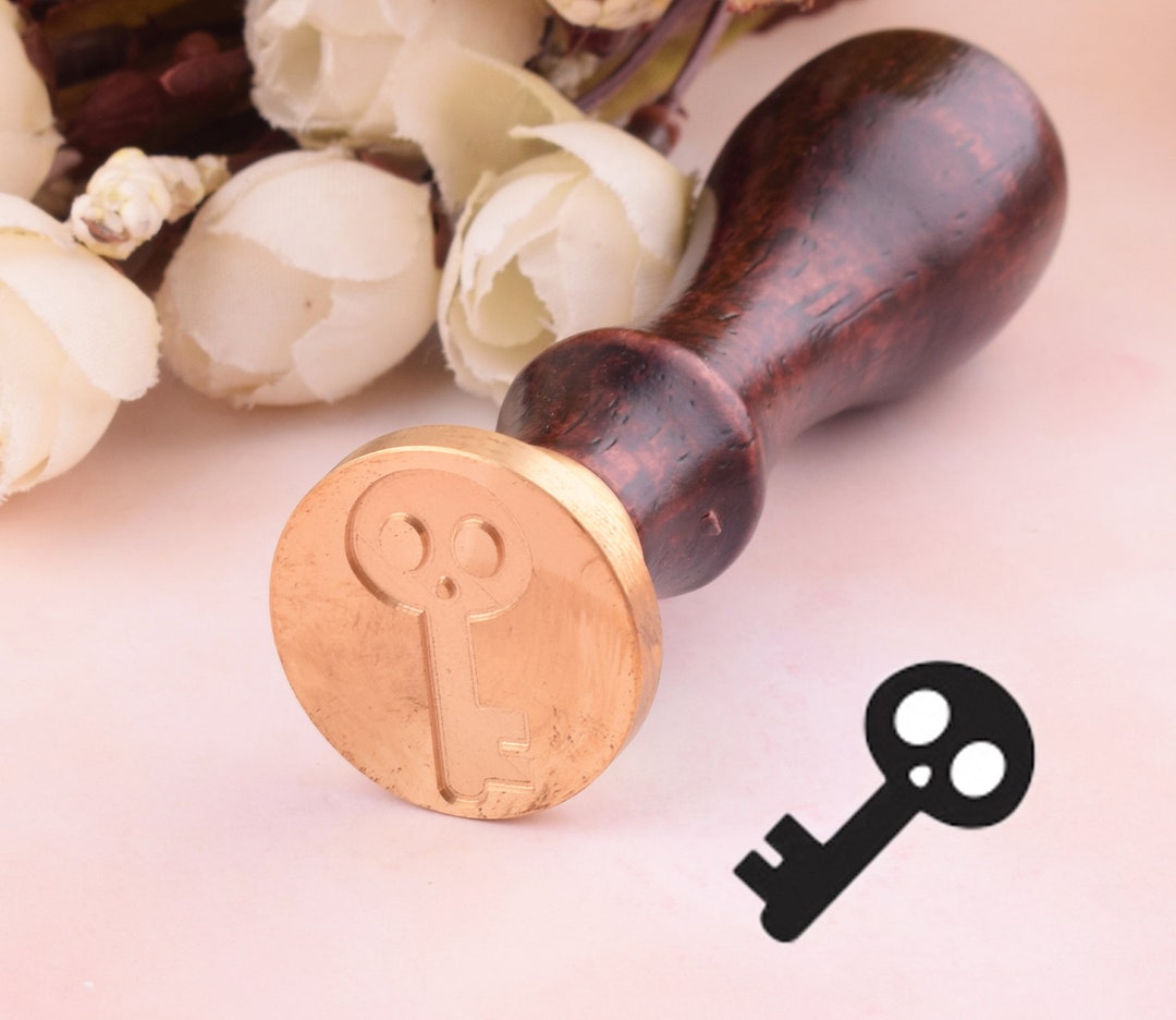 Skull Key Wax Seal Stamp,copper Sealing Stamp,brass Wax Seal Stamp ...