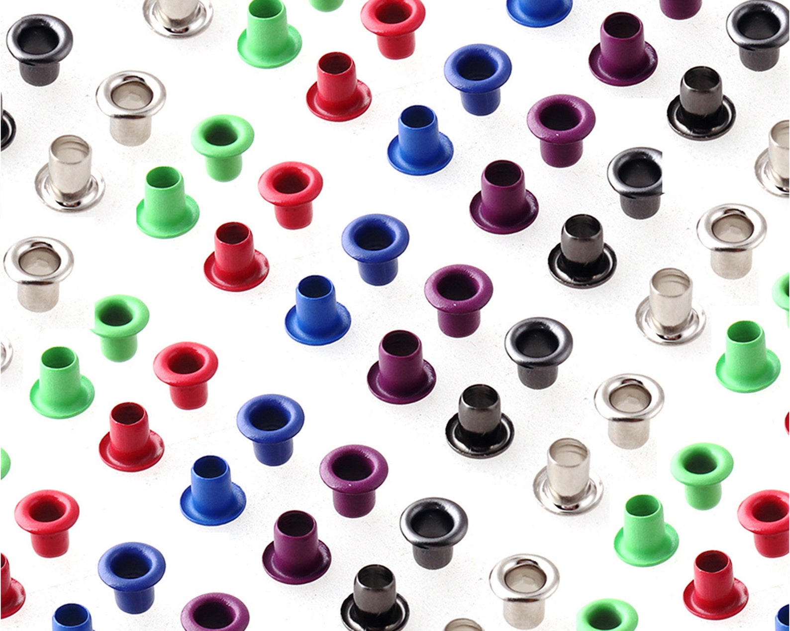 500 metal eyelets six Colors 3mm Round Shape Eyelet Grommets | Etsy