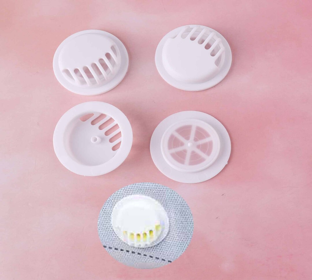 5sets Breather Valve White Face Mask Breathing Valve DIY Mask ...