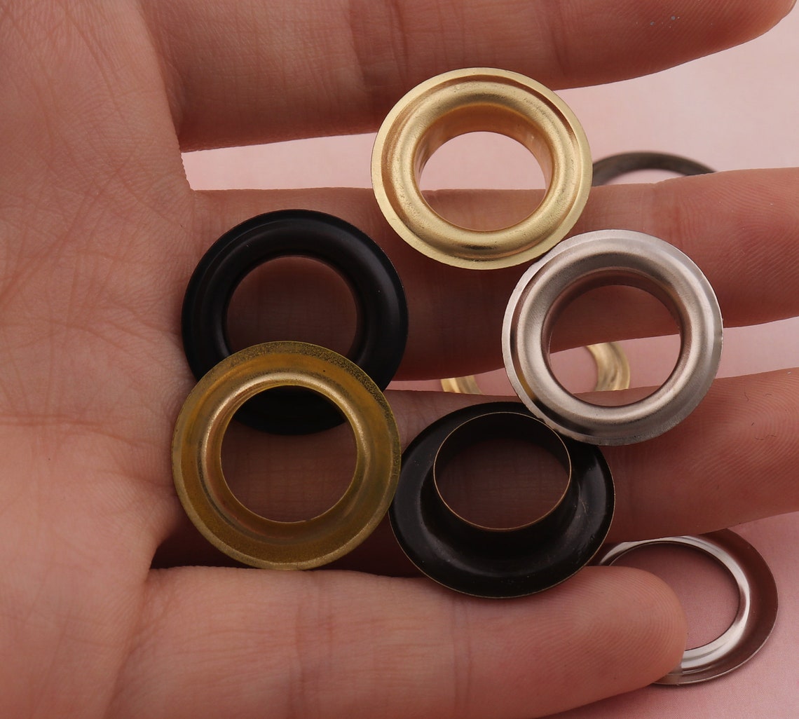 12mm gran oro ojales ojales metálicos redondos ojales - Etsy España