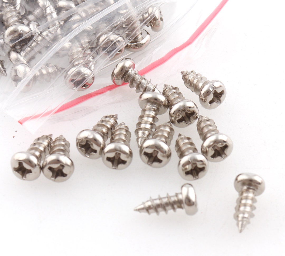 Silver Wood Screw Assorted Screws Vintage Screws,box Screws,hardware ...
